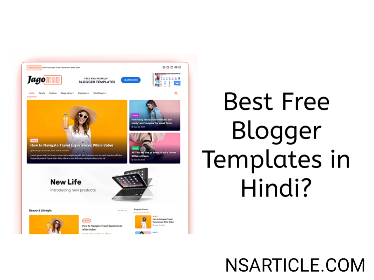 Best Free Blogger Templates In Hindi ( 2025 ) 16 अच्छे ब्लॉगर थीम Best ...